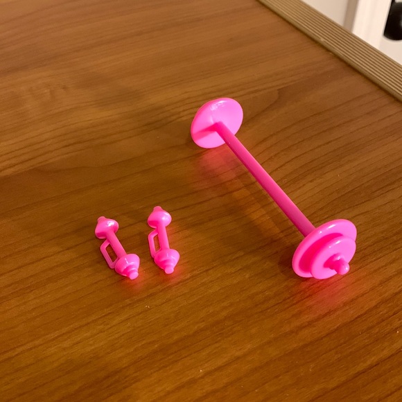 Mattel | Toys | Host Pick Vintage Barbie Gym Weights | Poshmark